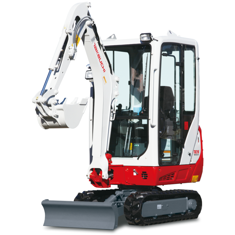 Minigraver 1700 kg - Machine Rent Nederland